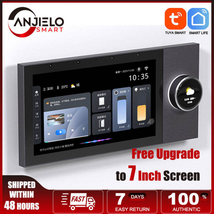 Wifi Tuya Smart Home System 7-inch HD LCD Panel Knob Wireless Central ... Wifi Tuya Smart Home System 7-inch HD LCD Panel Knob Wireless Central ...