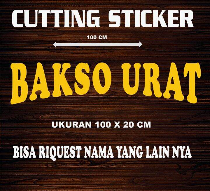 CUTTING STICKER TULISAN UNTUK NAMA JUALAN | Lazada Indonesia