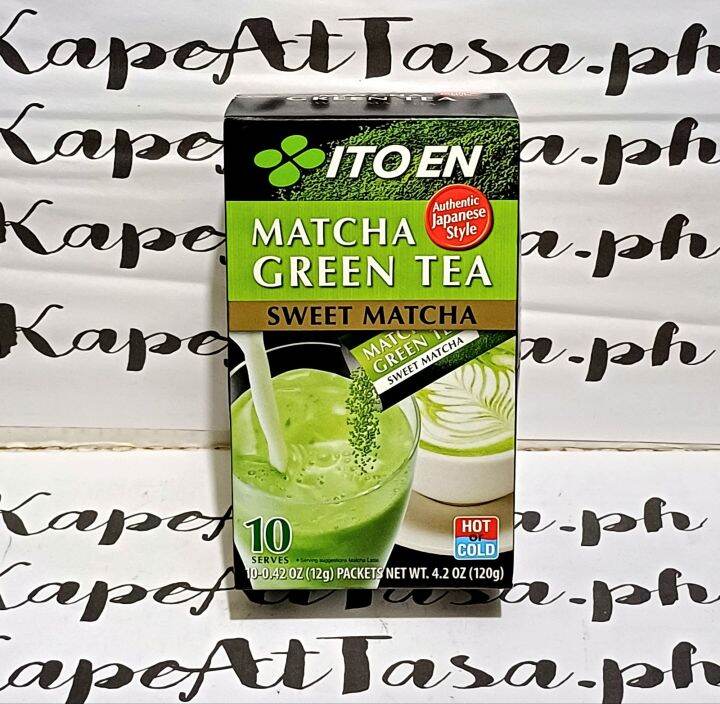 ITO EN Matcha Green Tea Sweet Matcha 120g (10 sachet) | Lazada PH