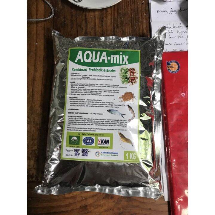 Aqua-Mix Probiotik dan Enzim Campuran Pakan Ikan dan Udang | Lazada Indonesia