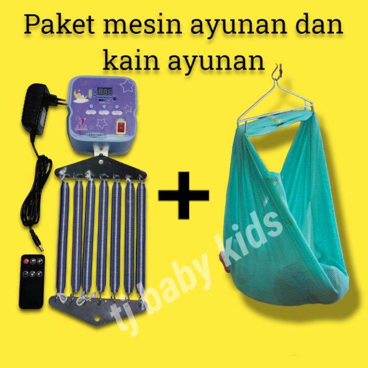 Ayunan bayi otomatis 3 in 1 set lengkap segitiga joeyi dan kain joeyi ...