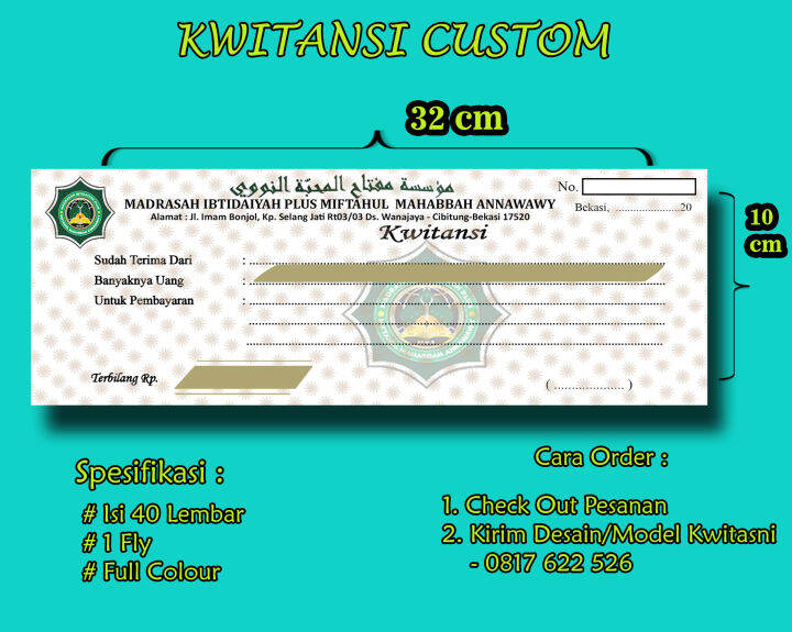 kwitansi pembayaran kwitansi besar | Lazada Indonesia