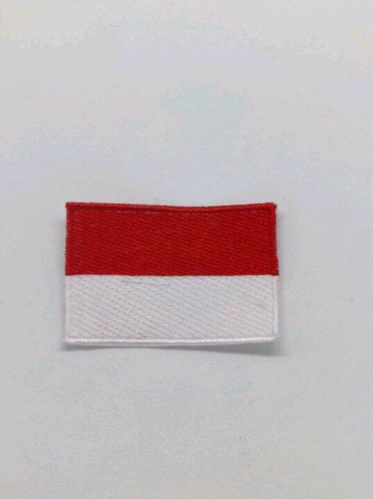 Emblem Logo Bordir Merah putih | Lazada Indonesia