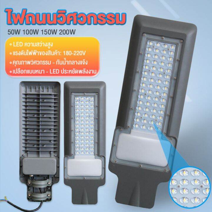 ไฟLED ไฟถนน ไฟส่องแสงสว่าง 220V โคมไฟถนน โคมไฟกันน้ำ โคมไฟสนาม ไฟถนน ...