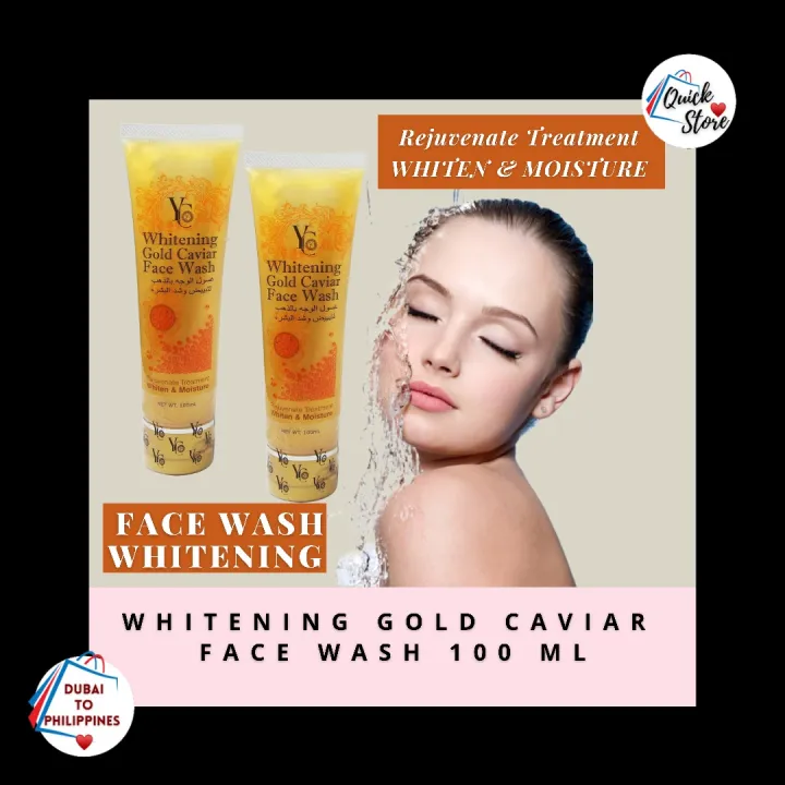 🇦🇪 WHITENING GOLD CAVIAR FACE WASH 100ml | Lazada PH