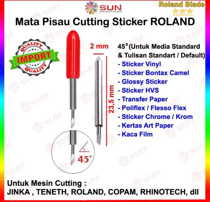 mata profil cutting sticker Roland setriker | Lazada Indonesia