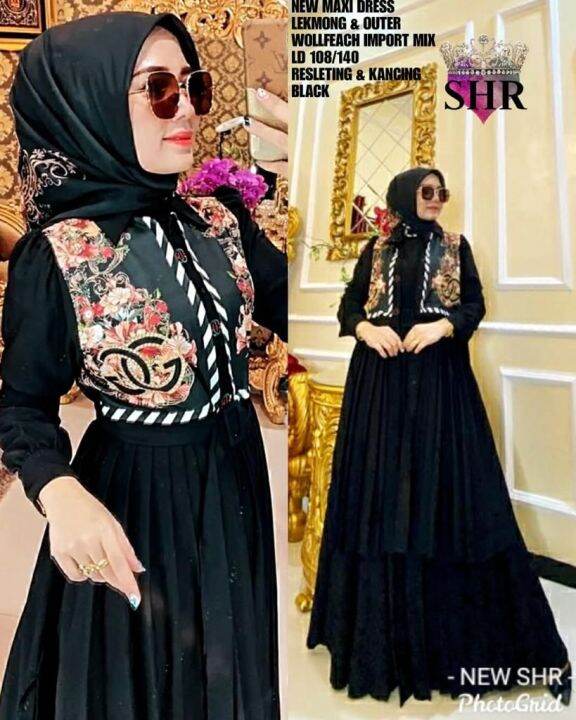 maxi dres shr terbaru ori | Lazada Indonesia