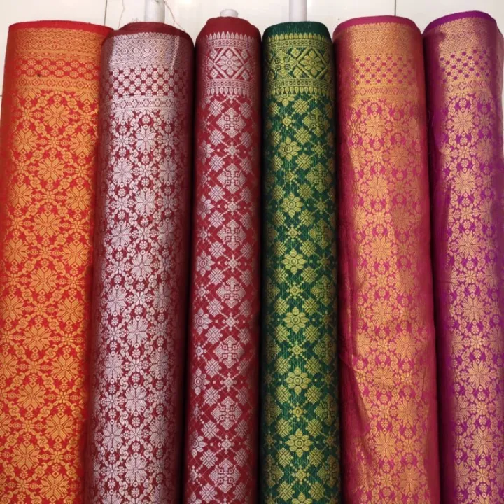 Kain songket semi palembang / songket (HARGA PERSETENGAH METER) SONGKET ...