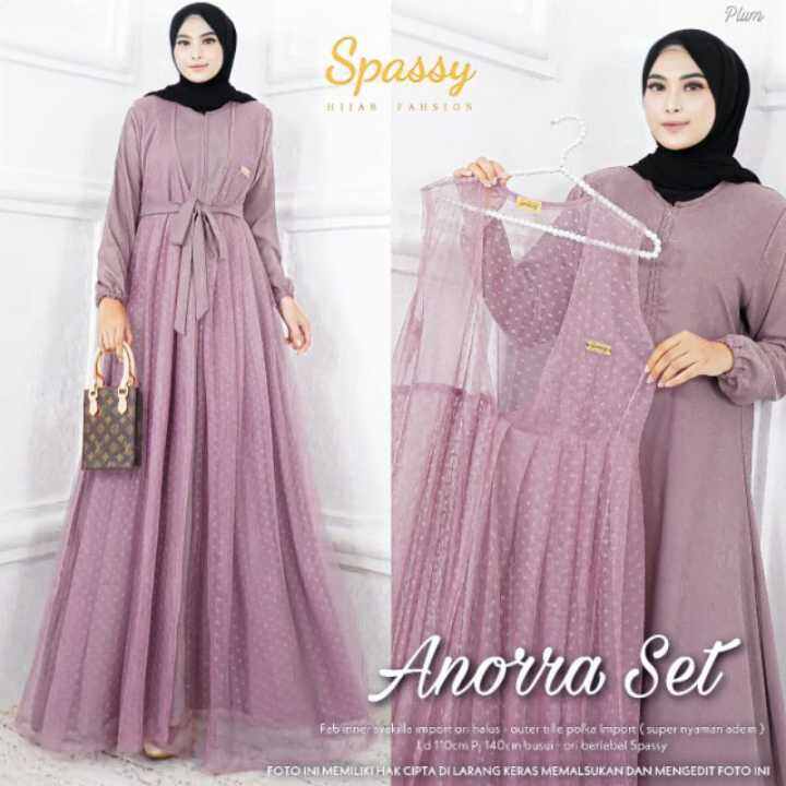 ANNOTA SET READY *SENIN* 135RB LABEL MADANI/gamis set/gamis terbaru ...