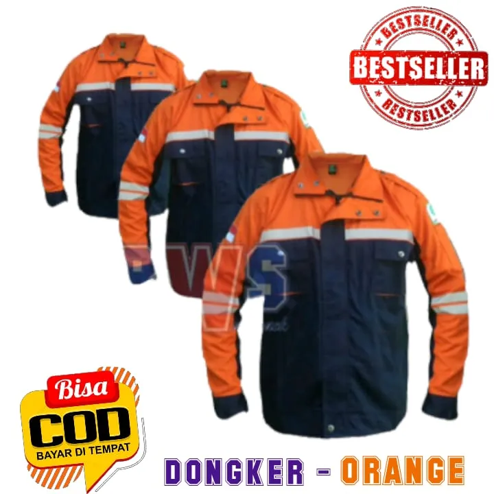 WEARPACK SEMI JAKET BAJU K3 WEARPACK ATASAN LENGAN PANJANG KEMEJA ...