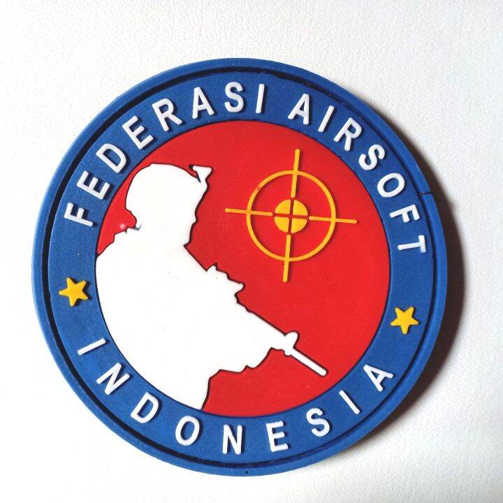 Patch Rubber Logo Airsoft Indonesia | Lazada Indonesia