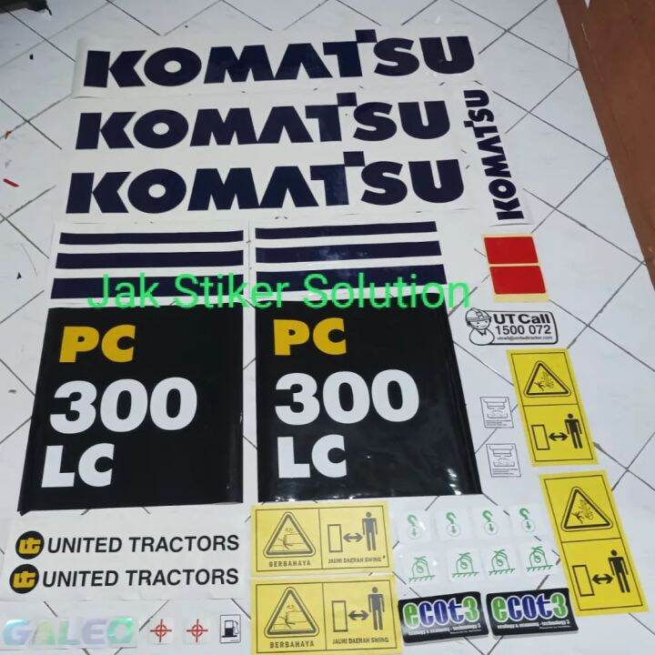 Stiker Komatsu PC300LC-7 Sticker Alat Berat Excavator | Lazada Indonesia