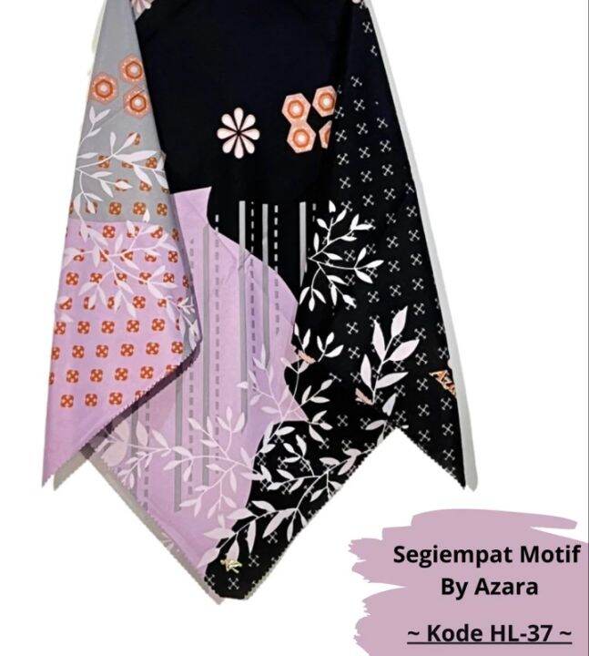 Hijab Azara Metal Logo Premiun | Lazada Indonesia