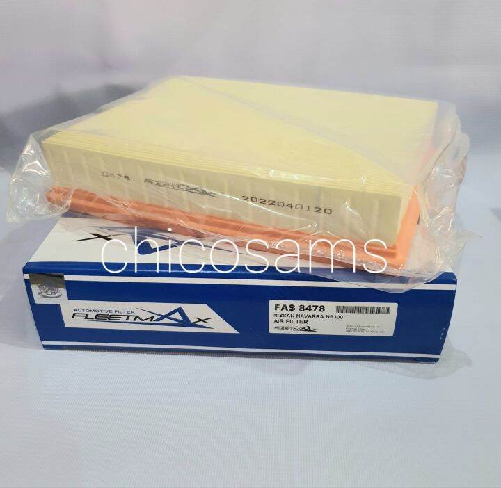 FLEETMAX Air Filter FAS8478 Nissan Navara NP300/ TERRA 2015-2020 ...