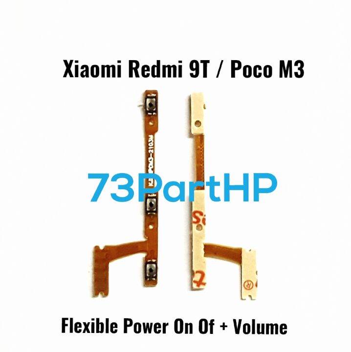 Flexible Konektor Volume power on of Xiaomi Redmi 9T - Poco M3 - Fleksibel Fleksible Connector ...