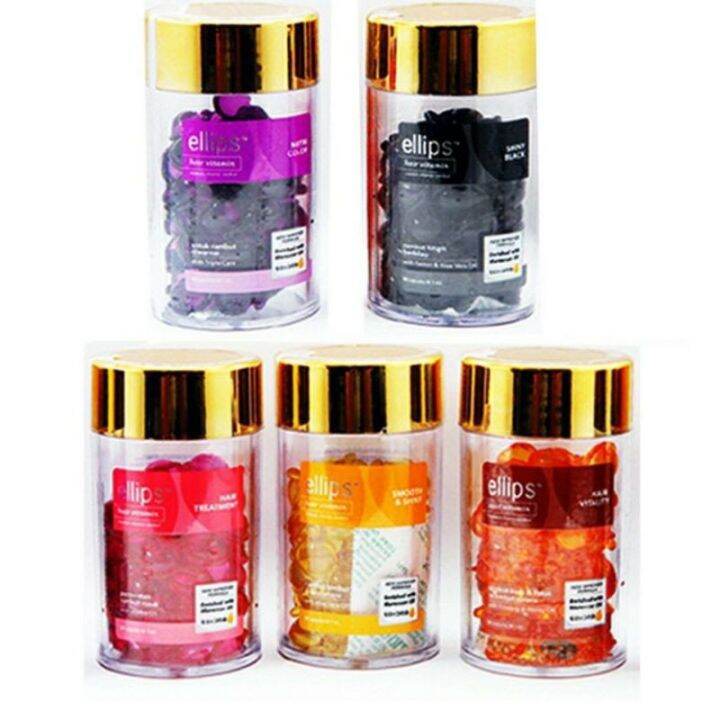 Ellips Vitamin Rambut Botol isi 50 kapsul ~ Elips botol ~ Original 100% ...