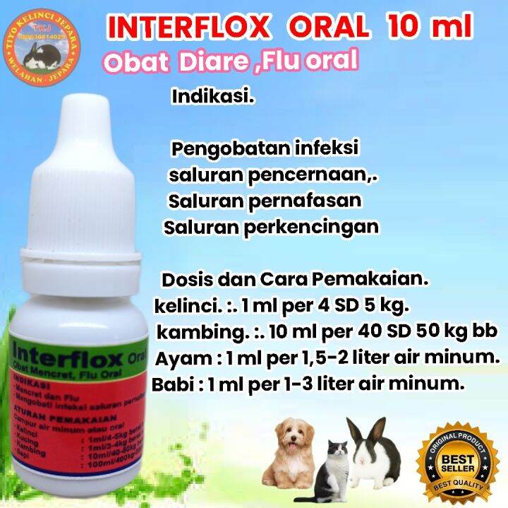interflox oral 10 ml obat diare flu bersin bersin dan saluran ...
