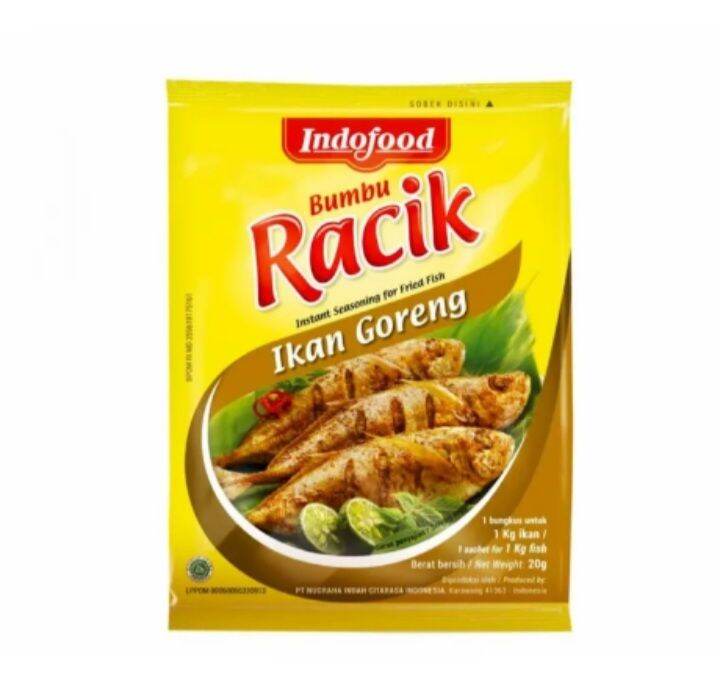 Bumbu RACIK IKAN GORENG - indofood Kemasan 20 gram | Lazada Indonesia