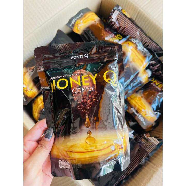Honey Q Coffee กาแฟ ฮันนี่ คิว ขนาด 100g. | Lazada.co.th
