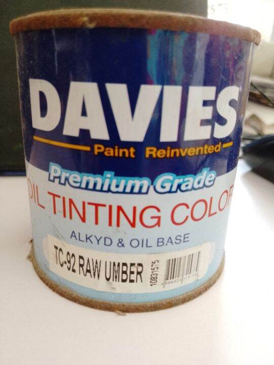 Davies Oil Tinting Color TC-92 Raw Umber | Lazada PH