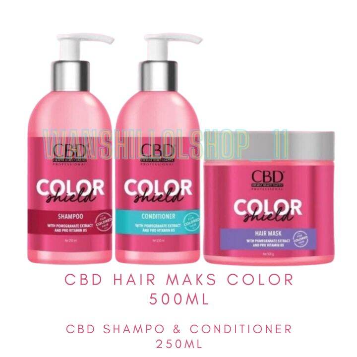 CBD COLOR SHIELD HAIR MASK 500ML / SHAMPOO 250 ML | Lazada Indonesia