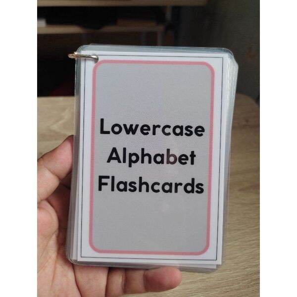 LOWERCASE ALPHABET LAMINATED FLASHCARDS | Lazada PH