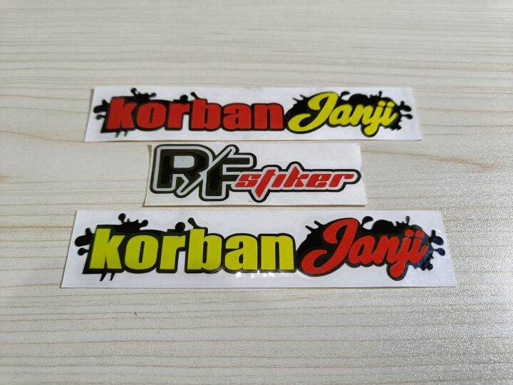 Sticker korban janji cutting stiker lucu | Lazada Indonesia
