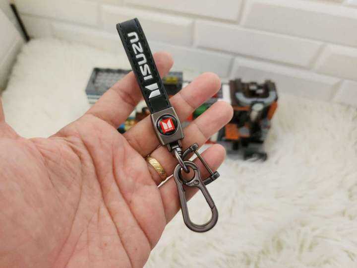 New Stylish Isuzu Leather Keychain Lazada Ph