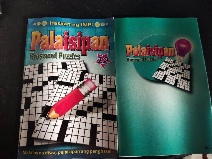 PALAISIPAN Tagalog Crossword Puzzles (27 Puzzles) | Lazada PH