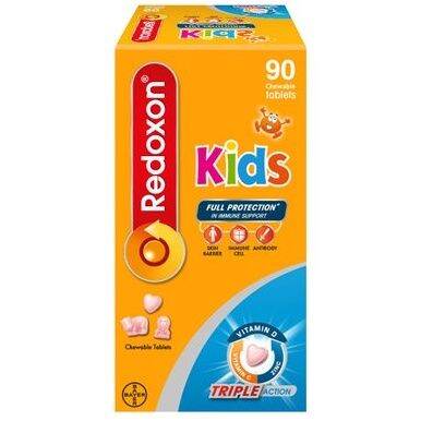 Redoxon KIDS Vitamin C + D + Zinc Triple Action Chewable (90 Tablets ...