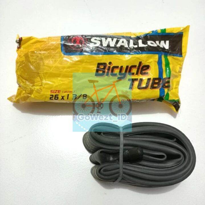 Ban Dalam Sepeda Ukuran 26 x 1 3/8 Swallow Jengki CTB Pentil Motor AV | High Quality | Lazada ...