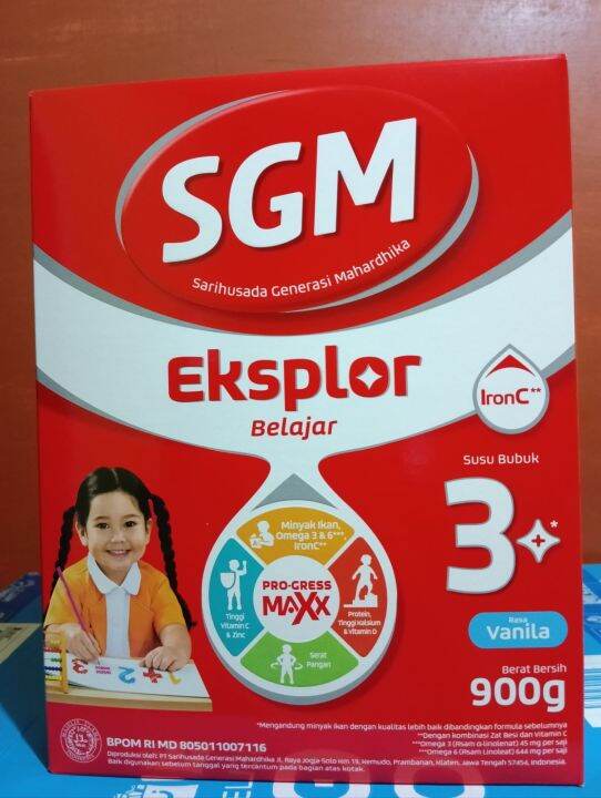 SGM eksplor 3+ rasa vanilla 900g | Lazada Indonesia