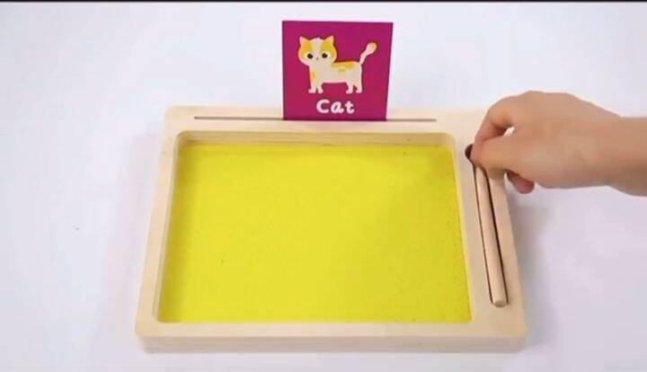 educratePH Sand Writing Tray with Flashcard and Sand MULTI USE ...