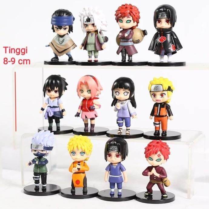 Action Figure Naruto Shipuden Set Isi 12pcs Mainan Anak Figure Set ...
