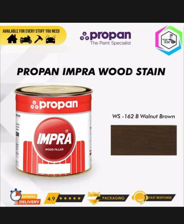 IMPRA WOOD STAIN WS 162 B - Walnut Brown Impra Propan 1 kg | Lazada ...