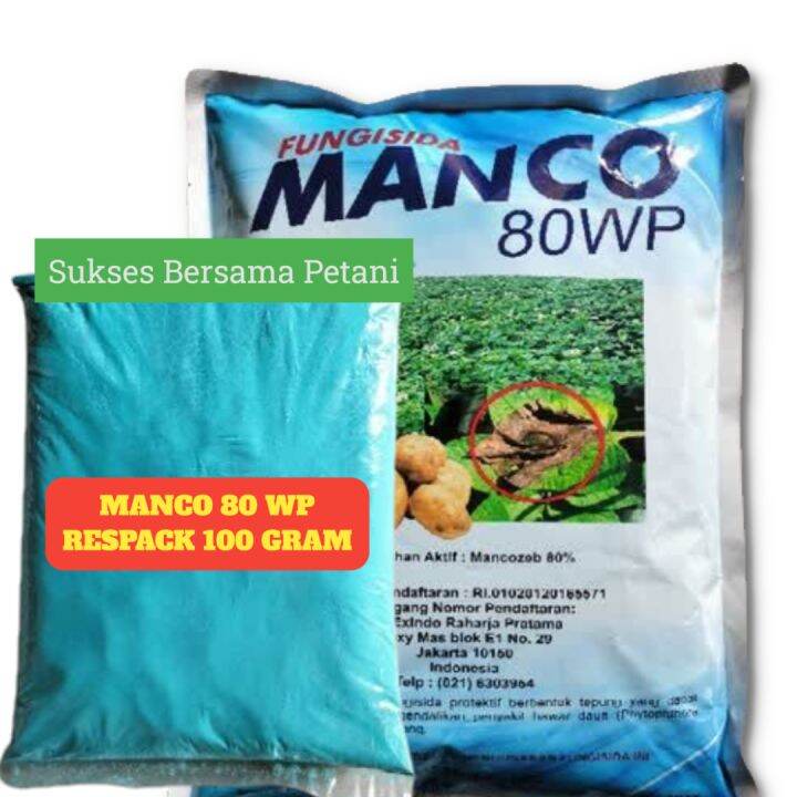 Fungisida kontak dan Sistemik MANCO 80 WP 100gram Respack Obat Busuk ...