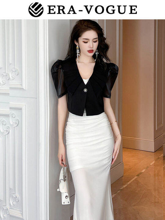 ZY.HT EraVogue เสื้อคลุม เสื้อสูทผ้าผู้ญิง เสื้อสูทสั้น เสื้อสูทแฟชั่น ...