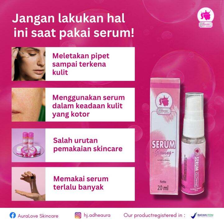 serum glowing aura skincare | Lazada Indonesia