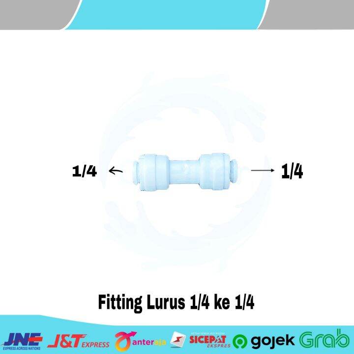 FITTING RO SELANG 1/4 KE 1/4 | Lazada Indonesia