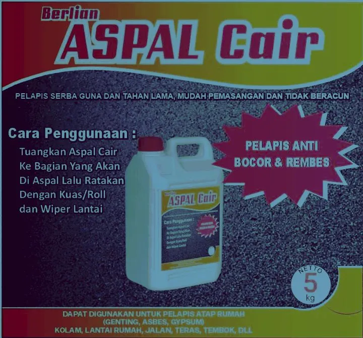 aspal cair 5kg Emulsion waterproofing anti bocor | Lazada Indonesia