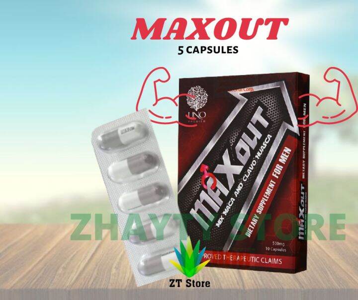 MAXOUT 100% ORIGINAL & ORGANIC Supplement 5pcs for MEN/WOMEN | Lazada PH