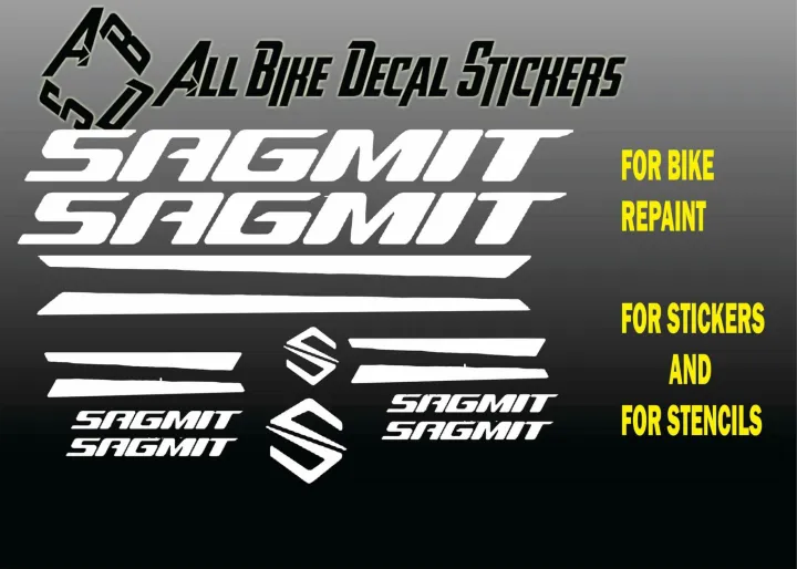 Bicycle SAGMIT Stickers and Stencils | Lazada PH