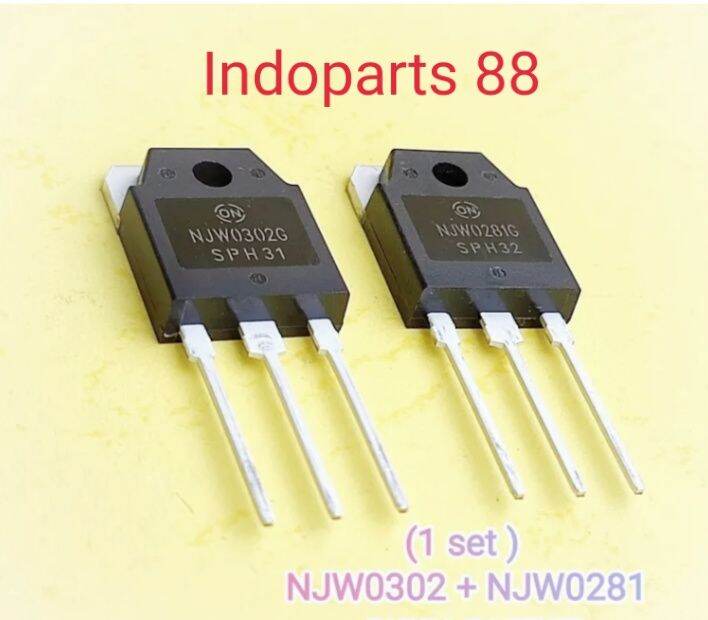 (1 Set) TRANSISTOR NJW0302G NJW0281G ORIGINAL TRANSISTOR NJW 0281 NJW0302 Transistor njw0302 njw ...