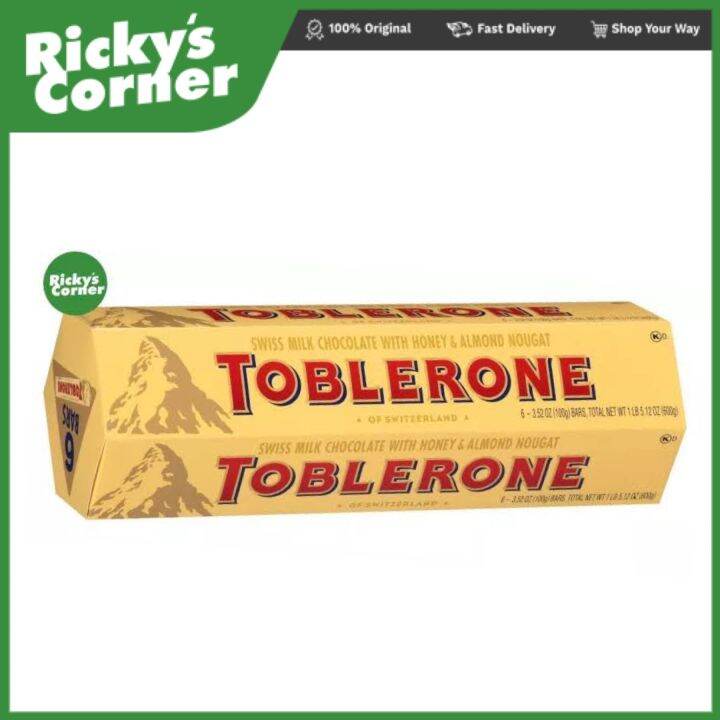 toblerone milk chocolate bundle of 6 3.5 oz each | Lazada PH