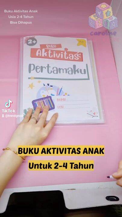 Buku Aktivitas Pertamaku Worksheet Anak Pra TK 2 3 4 Tahun Paud Buku ...