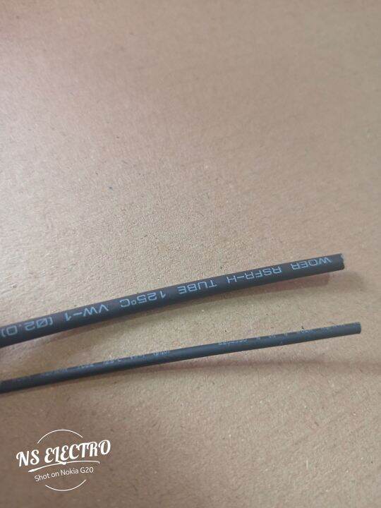 selang bakar heat shrink tube 1mm per meter | Lazada Indonesia