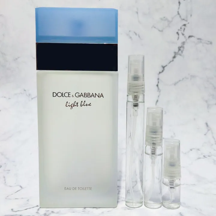 น้ำหอมแบรนด์แท้แบ่งขาย D&G Light Blue EDT สดชื่น เฟรชๆ | Lazada.co.th