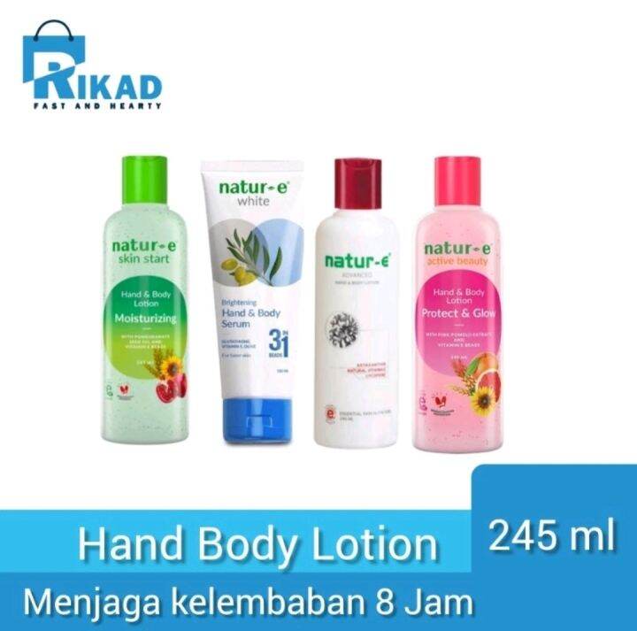 Natur E Hand Body Lotion 245ml and Hand Body serum 180ml | Lazada Indonesia
