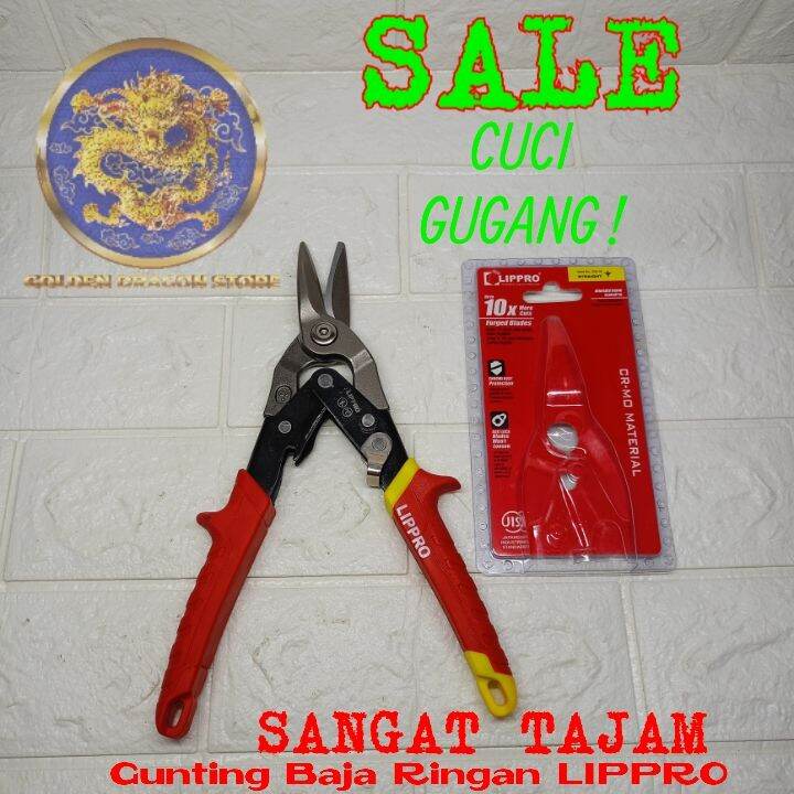 GUNTING BAJA RINGAN SENG 10INCH / AVIATION SNIP 10" | Lazada Indonesia