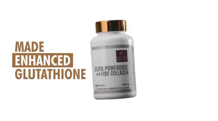 AGELESS BEAUTY GLUTA POWERDOSE with Fish Collagen Anti-Aging Skin ...